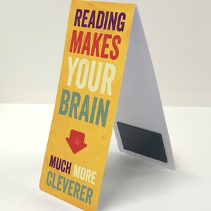 Funny Magnetic Bookmark 'brain Cleverer' Cheap Birthday Present Gift ...