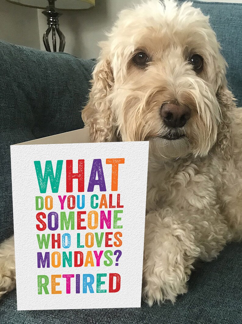 Funny Retirement Card Good Luck in Your Retirement Card - Etsy