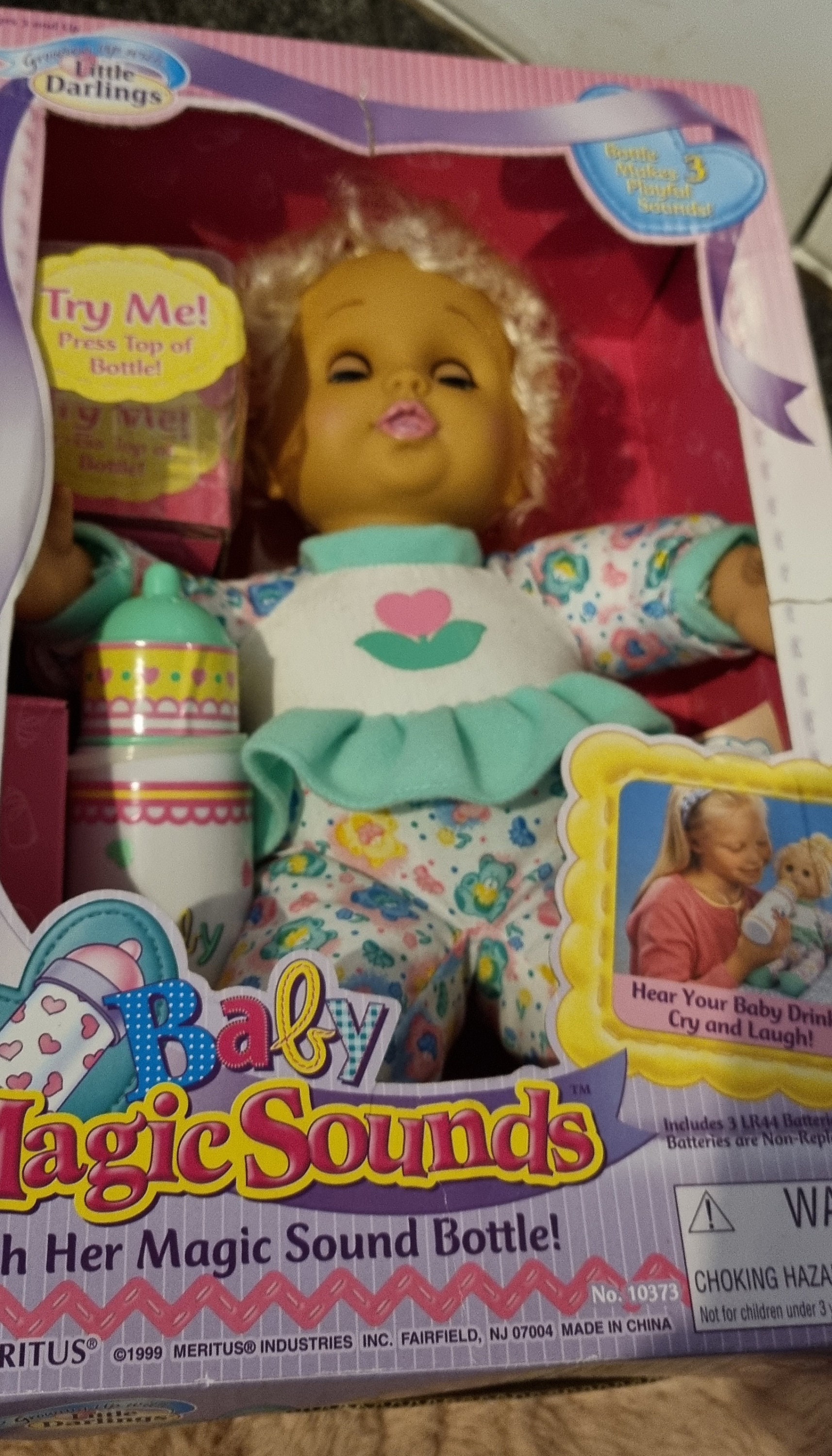 This Vintage Baby Magic Sounds Doll, Manufactured in 1999 by Meritus ...