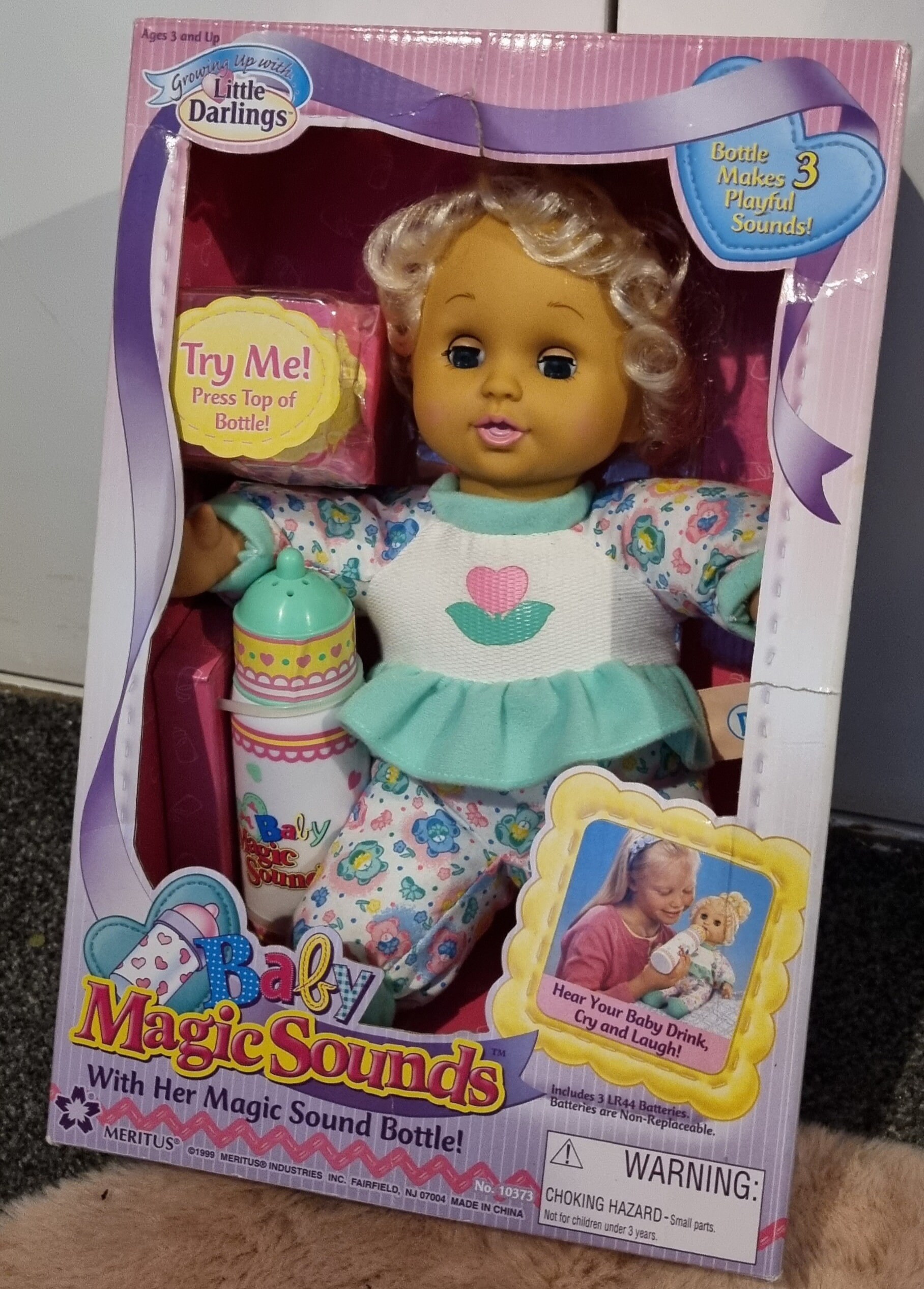 This Vintage Baby Magic Sounds Doll, Manufactured in 1999 by Meritus ...