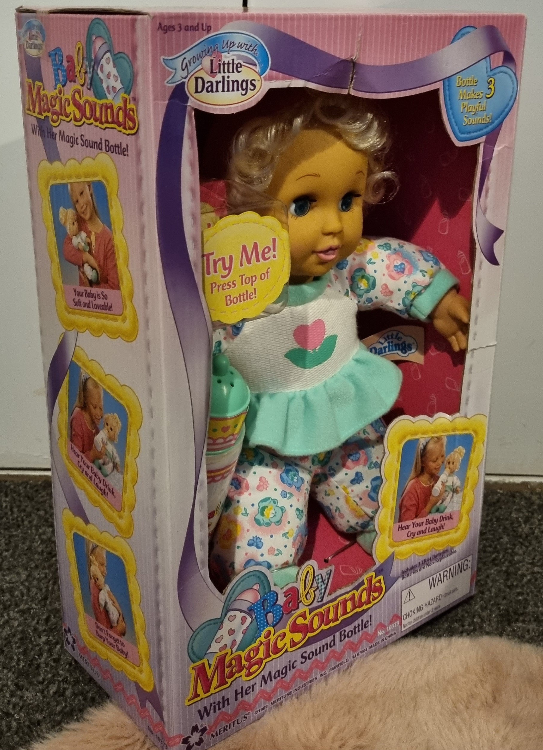 This Vintage Baby Magic Sounds Doll, Manufactured in 1999 by Meritus ...