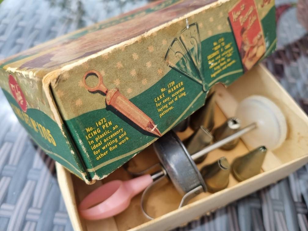 Vintage Tala Icing Set No. 1705 Complete & Boxed. Cake Making ...