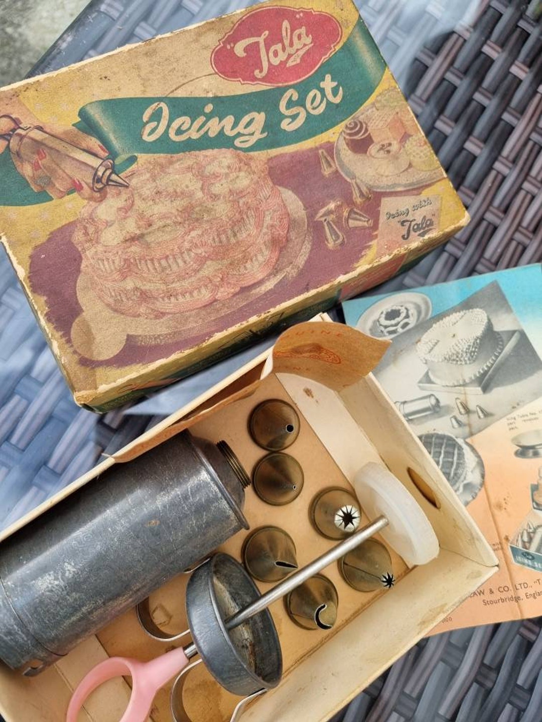 Vintage Tala Icing Set No. 1705 Complete & Boxed. Cake Making ...
