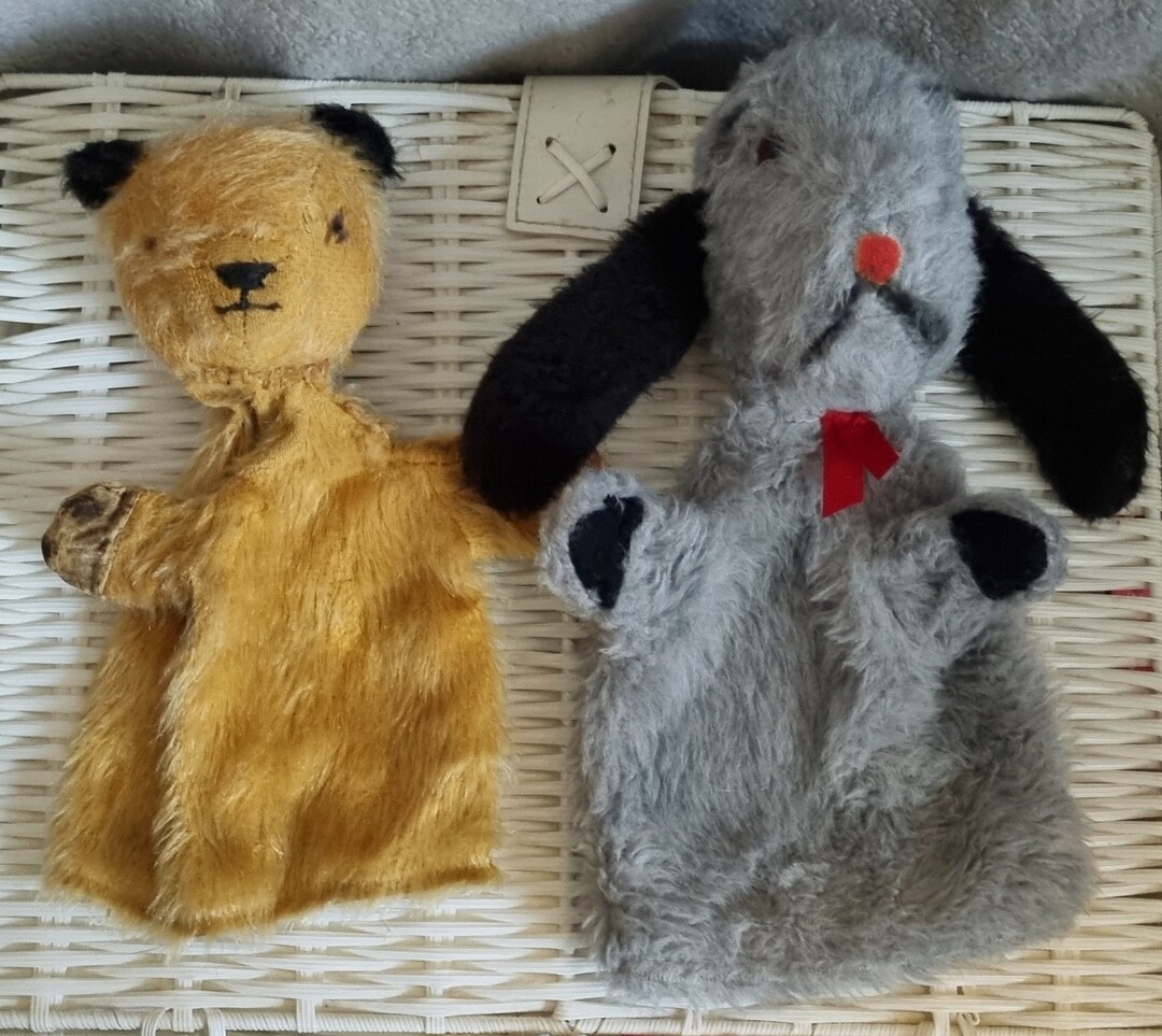 Vintage Sooty & Sweep Puppets Mohair. Chad Valley Hygienic - Etsy UK