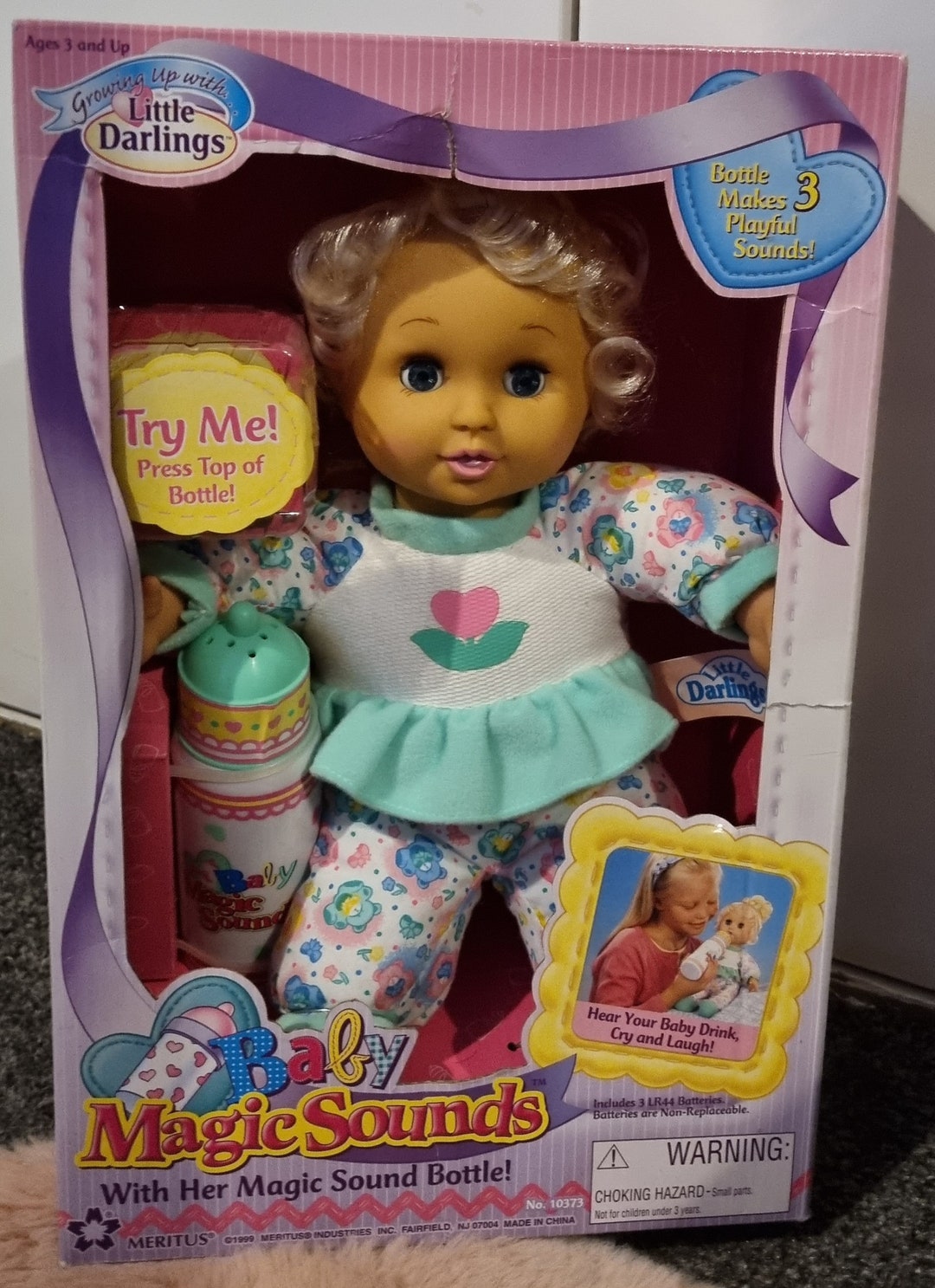 This Vintage Baby Magic Sounds Doll, Manufactured in 1999 by Meritus ...