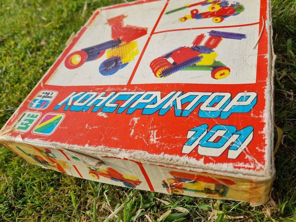 Toys Rare vintage stickle bricks type set Russian kohctpyktop 101 ...
