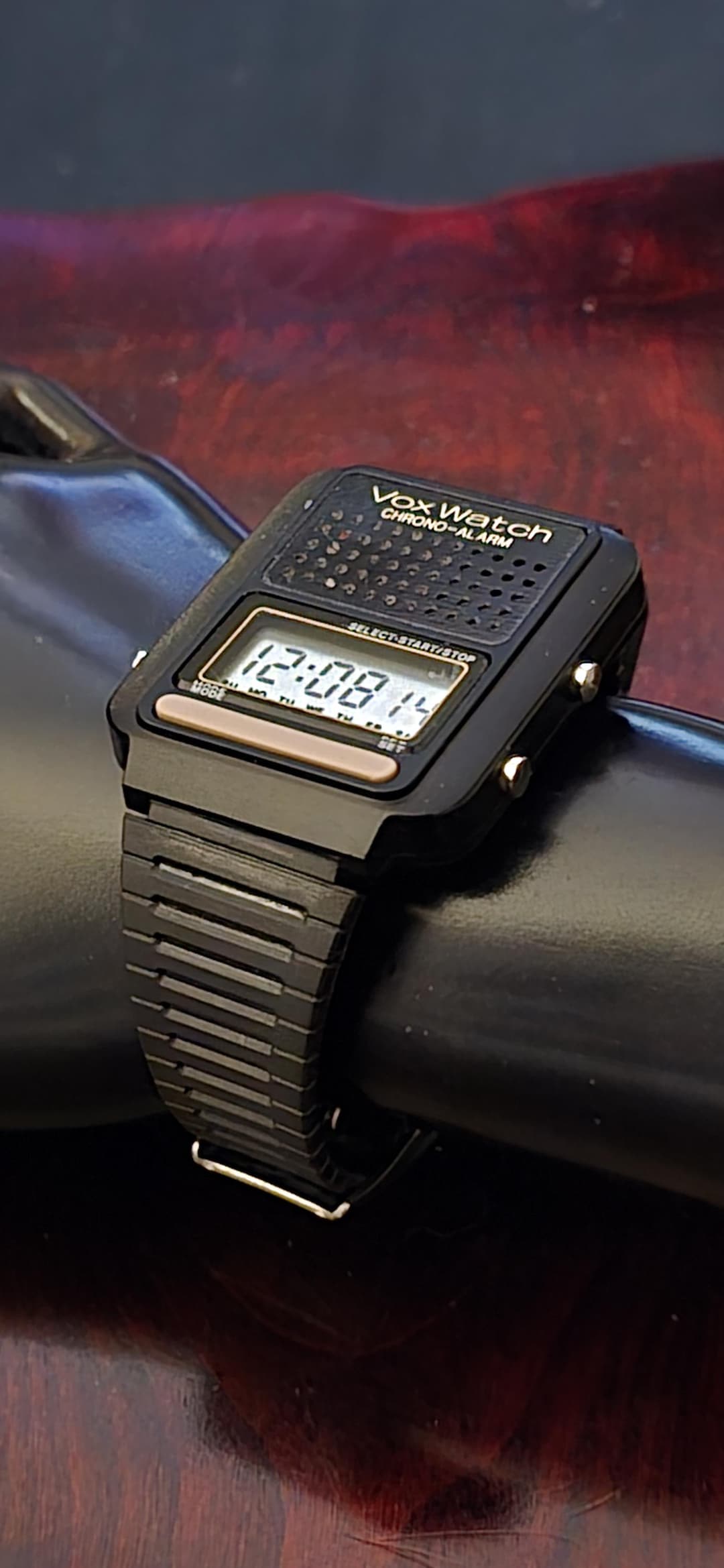 Rare Vintage Digital Talking Vox Watch, Tandy 1980s Radio Shack Boxed ...
