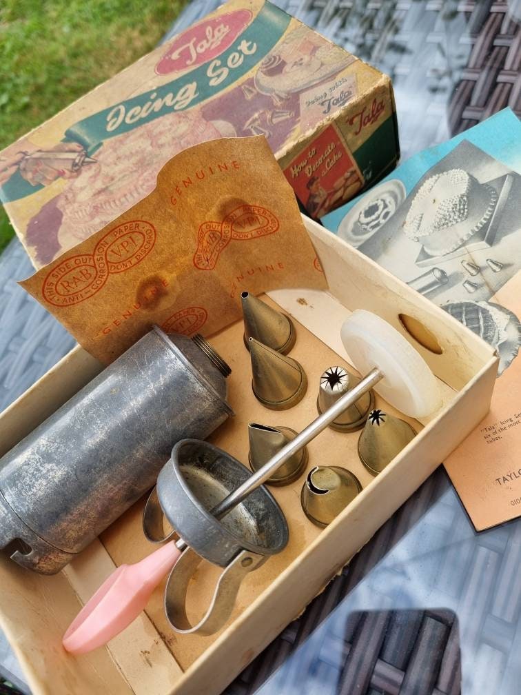 Vintage Tala Icing Set No. 1705 Complete & Boxed. Cake Making ...