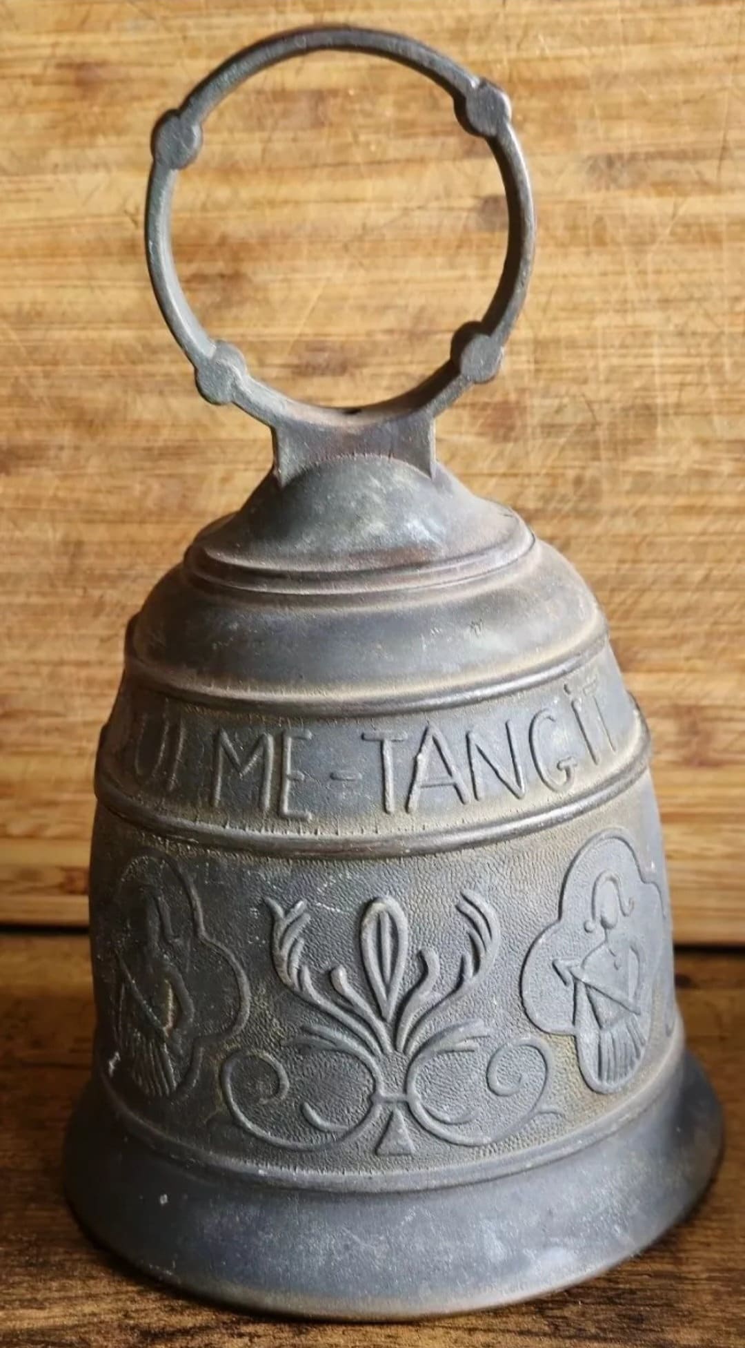 Rare Vintage Monastery Bell Heavily Cast Bell Reads " Vocem Meam Audi ...