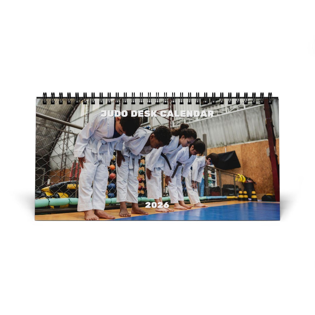 2026 Judo Desk Calendar - Etsy