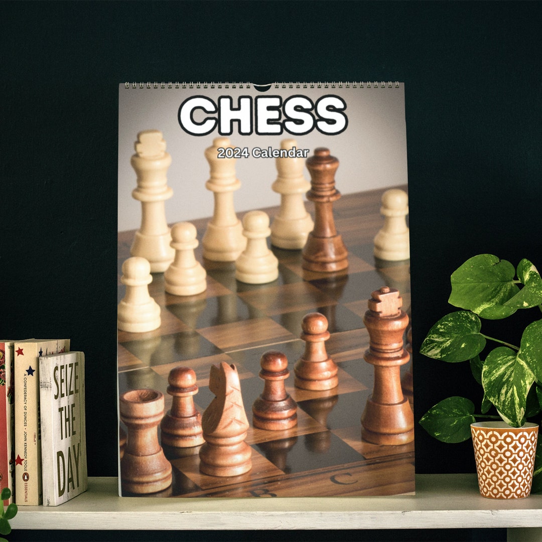 Chess Wall Calendar 2024 - Etsy