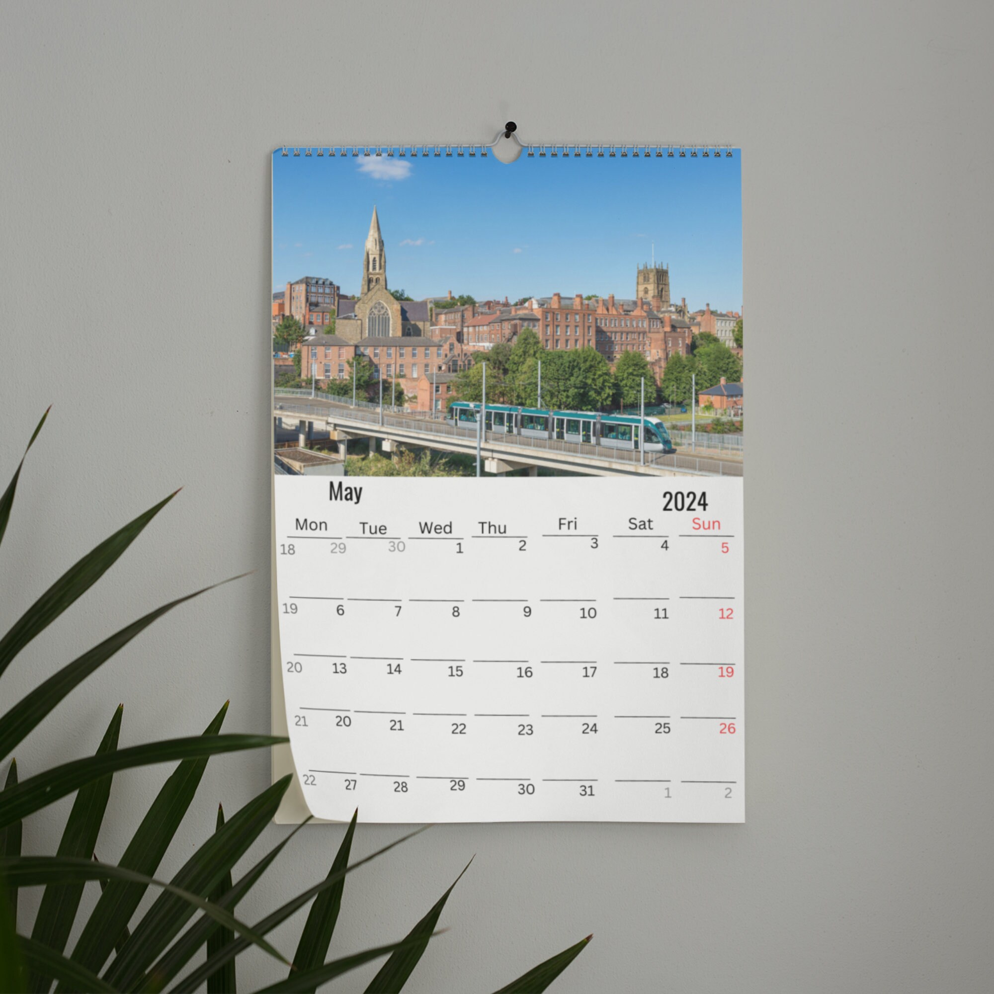 Nottingham Wall Calendar 2024 - Etsy