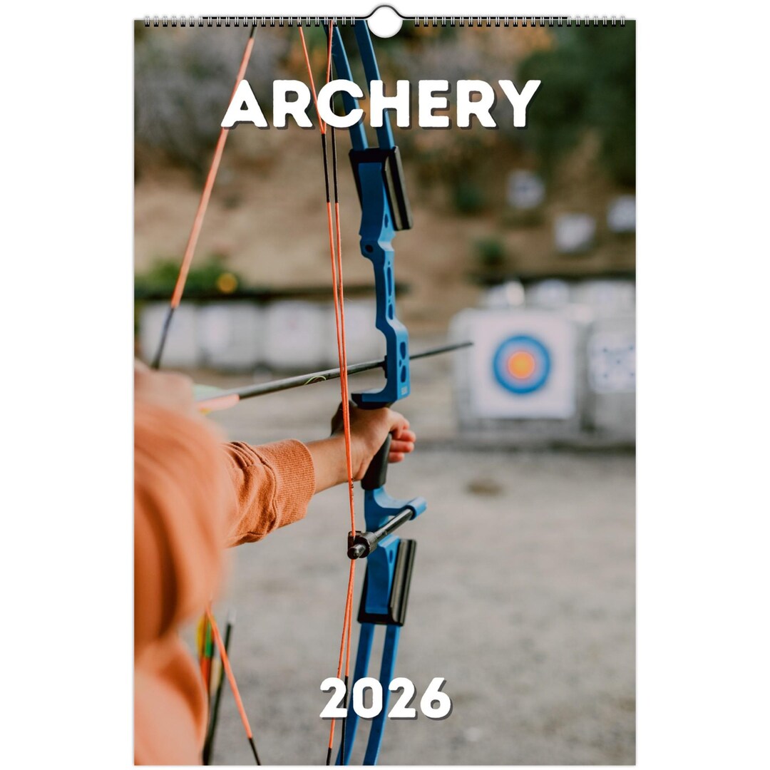 Archery Wall Calendar 2026 - Etsy