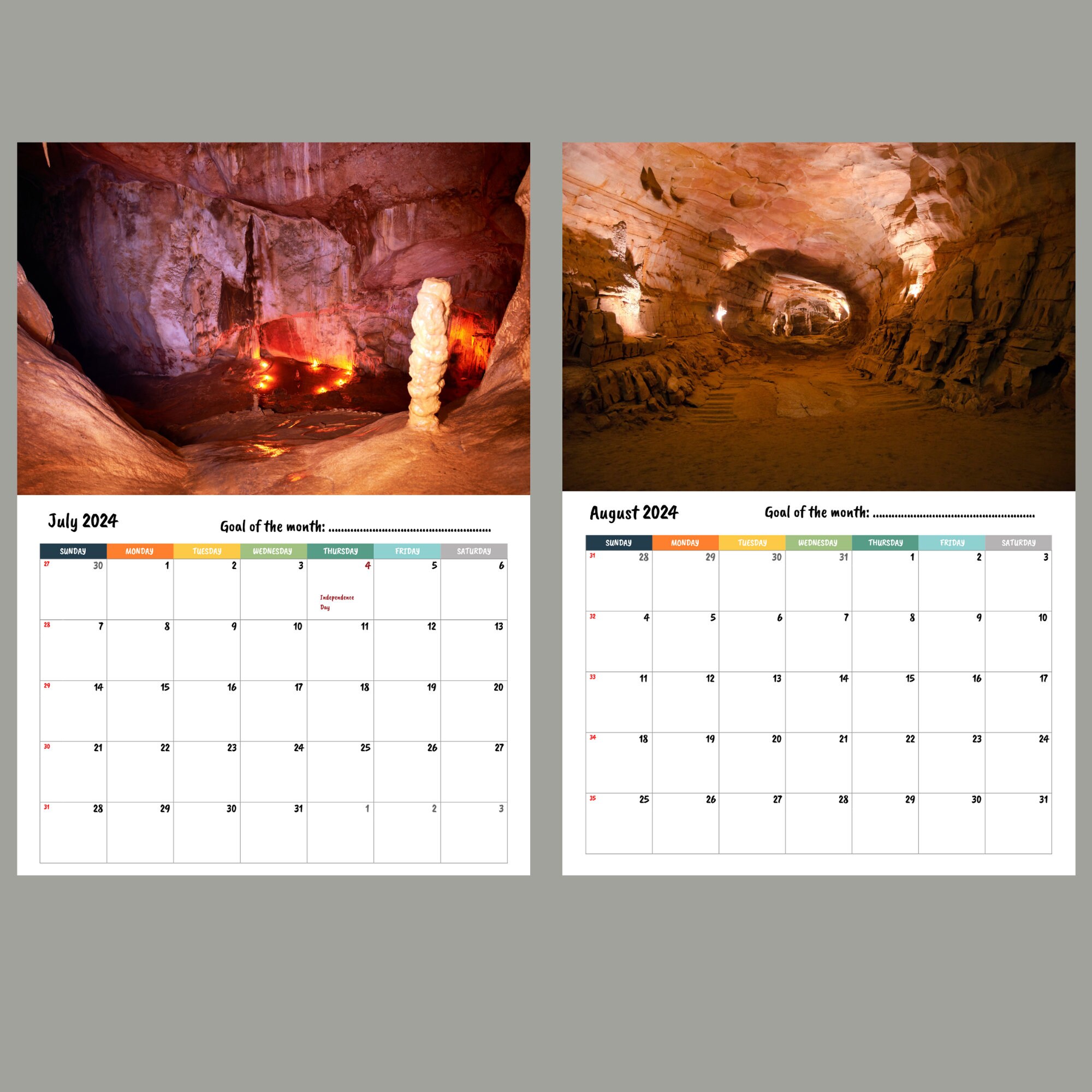 Mammoth Cave National Wall Calendar 2024 - Etsy