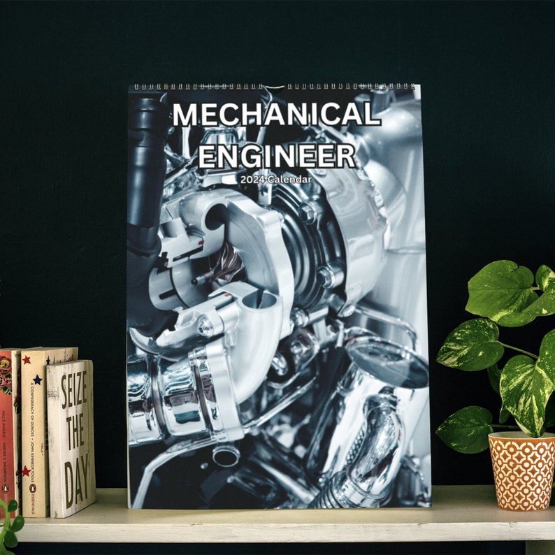 Mechanical Engineer Wall Calendar 2024 - Etsy
