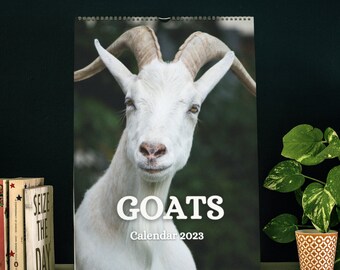 Goat Desk Calendar - Etsy
