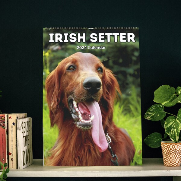 Irish Setter Art - Etsy