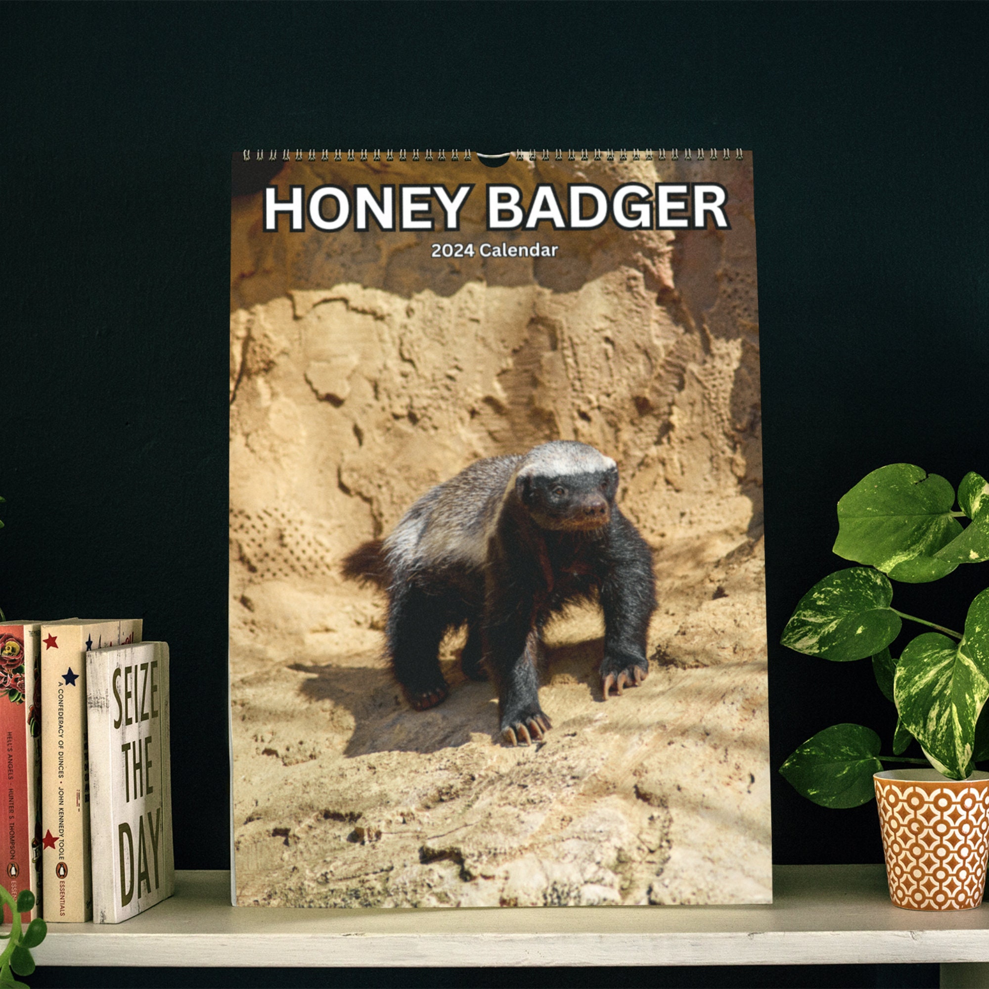 Honey Badger Wall Calendar 2024 - Etsy