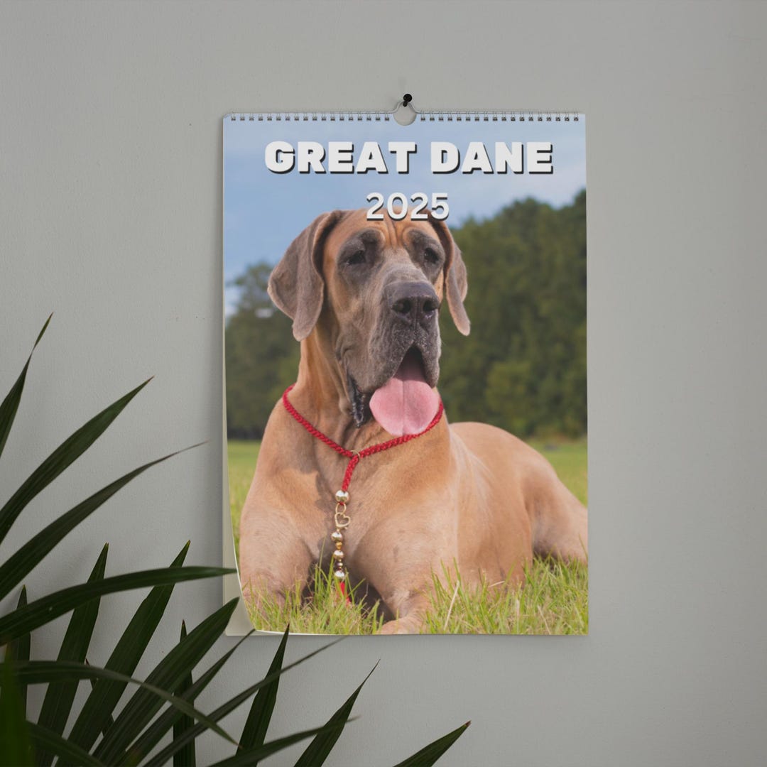 Great Dane Wall Calendar - Etsy