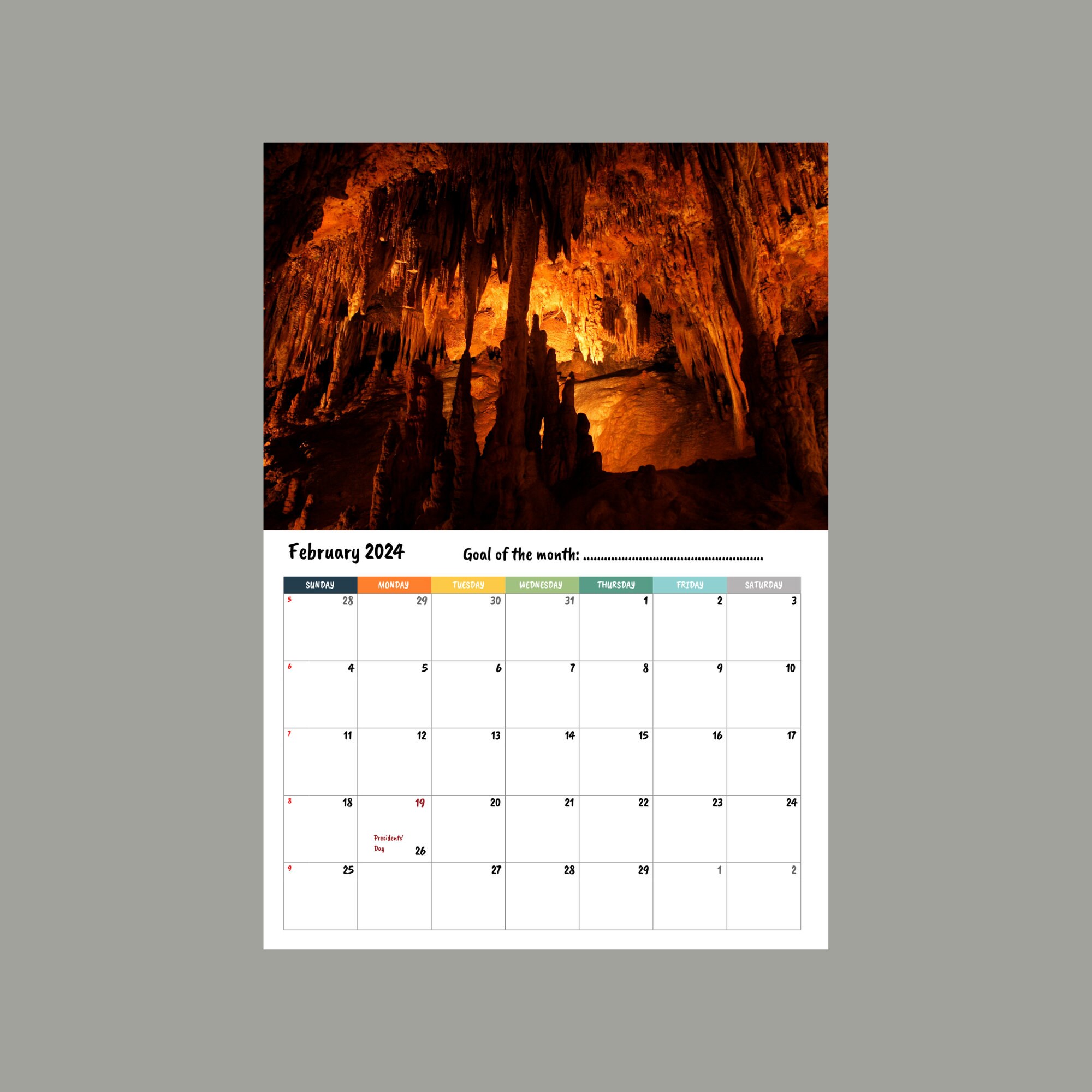 Mammoth Cave National Wall Calendar 2024 - Etsy