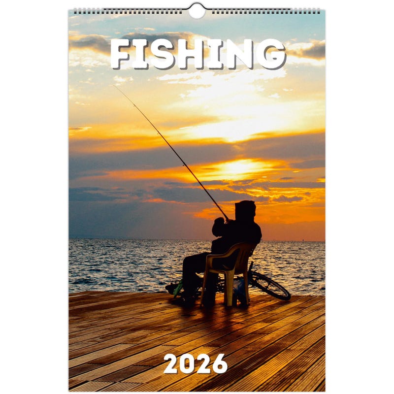 Fishing Calendars 2026 - Etsy