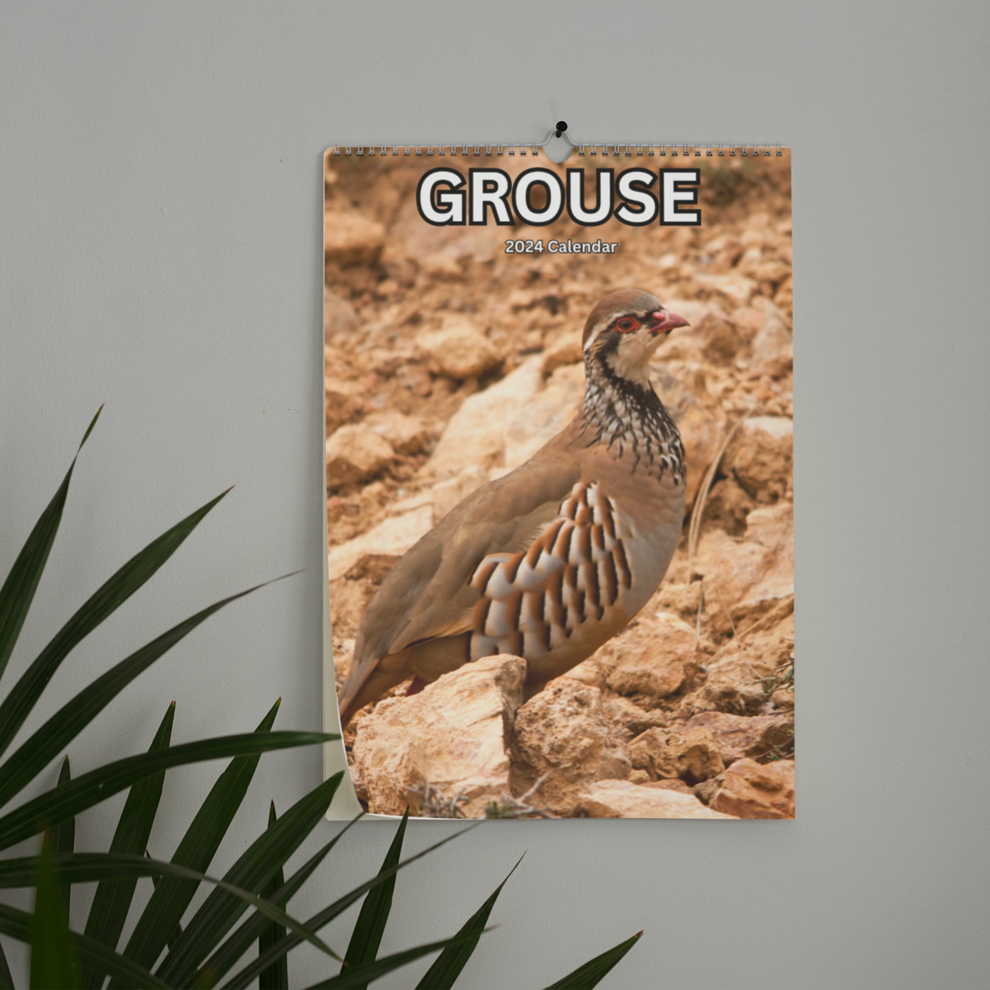 Grouse Wall Calendar 2024 - Etsy