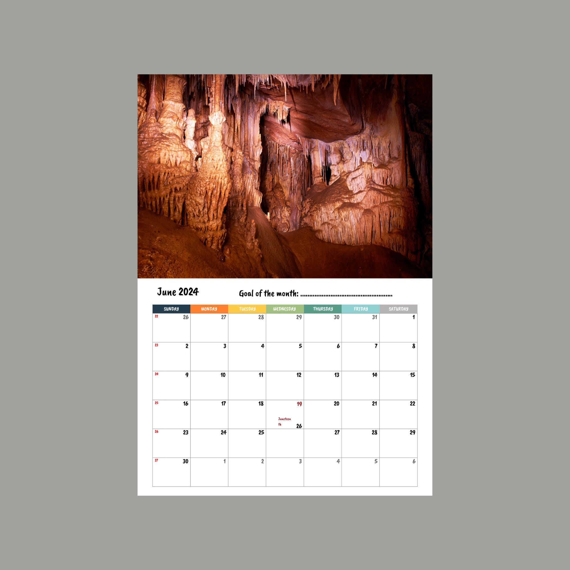 Mammoth Cave National Wall Calendar 2024 - Etsy
