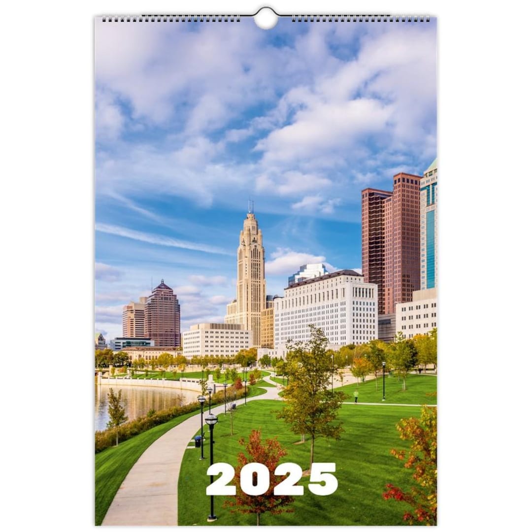 Ohio Wall Calendar 2025 - Etsy