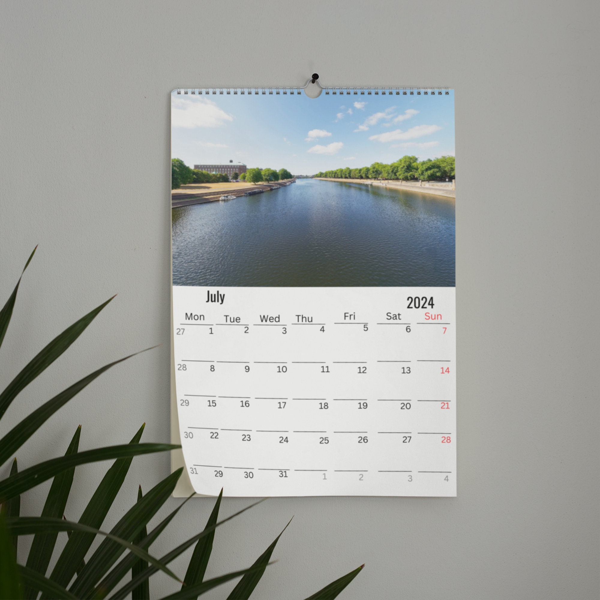 Nottingham Wall Calendar 2024 - Etsy