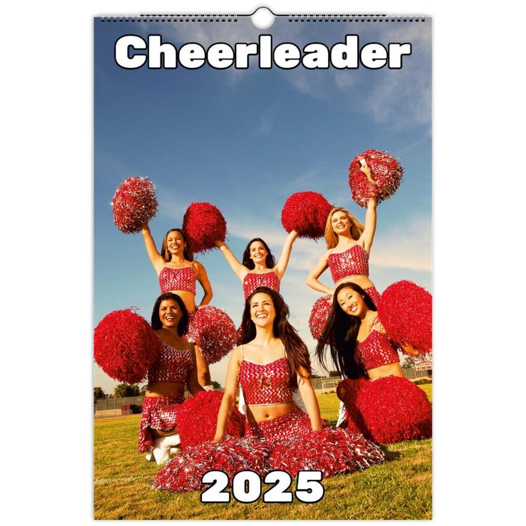 Cheerleader Wall Calendar 2025 - Etsy