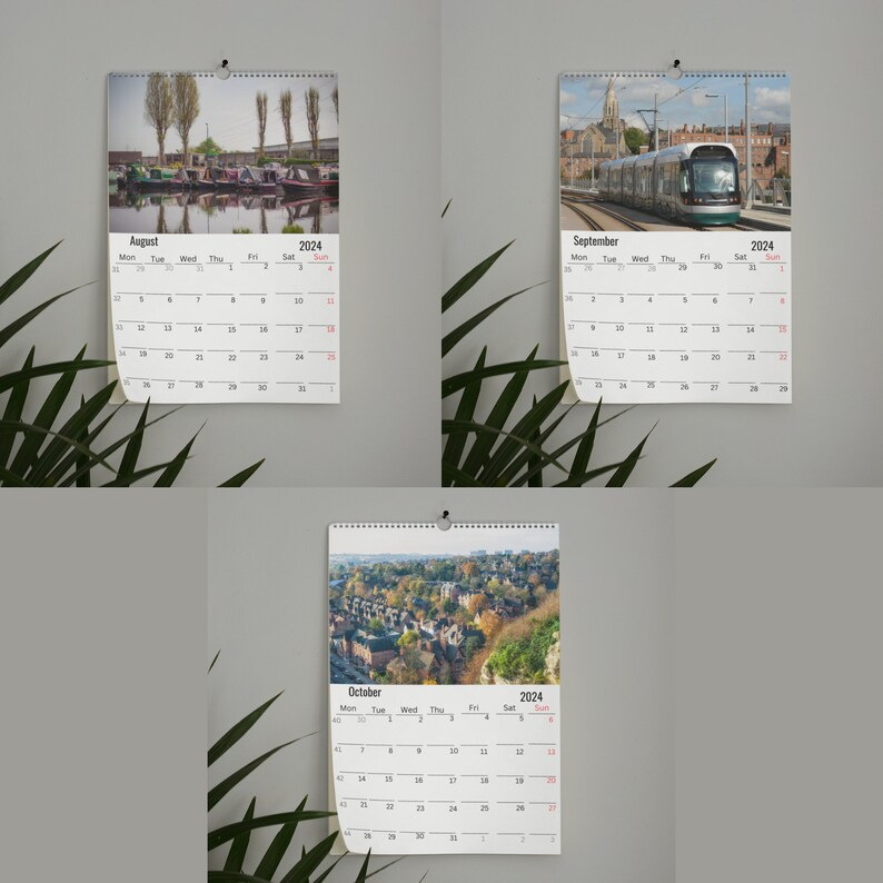 Nottingham Wall Calendar 2024 - Etsy
