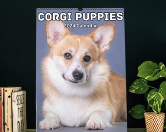 Corgis Calendar 2024, Cute Gift Idea for Corgi Dog Lovers & Owners - Etsy