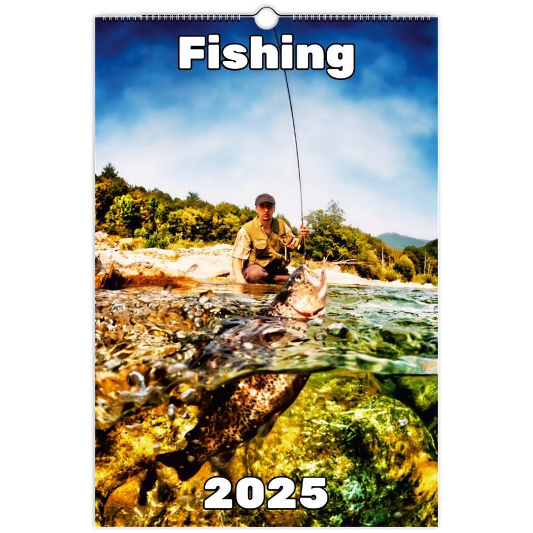 Fishing Wall Calendar 2025 - Etsy UK