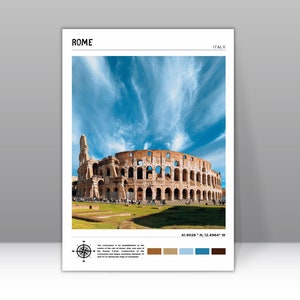 Rom Digitaler Download, Rom Posterdruck, Rom Poster, Rom Druck, Rom ...