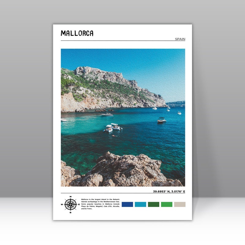 Mallorca Poster - Etsy