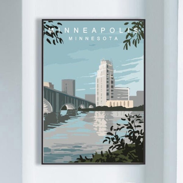 Minneapolis Poster - Etsy
