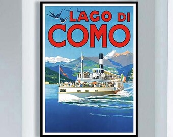 Lago Di Como Poster - Etsy