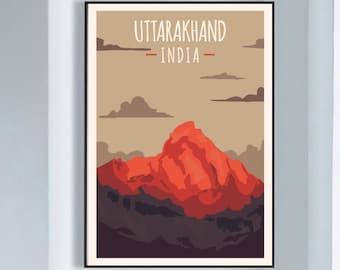 Uttarakhand Poster - Etsy