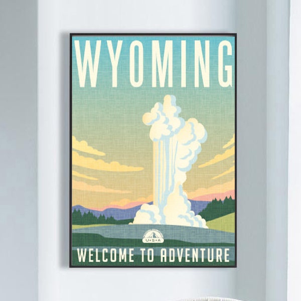 Wyoming Art - Etsy