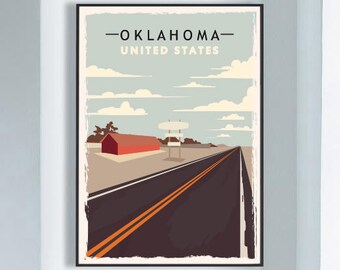 Oklahoma Wall Decor | Etsy