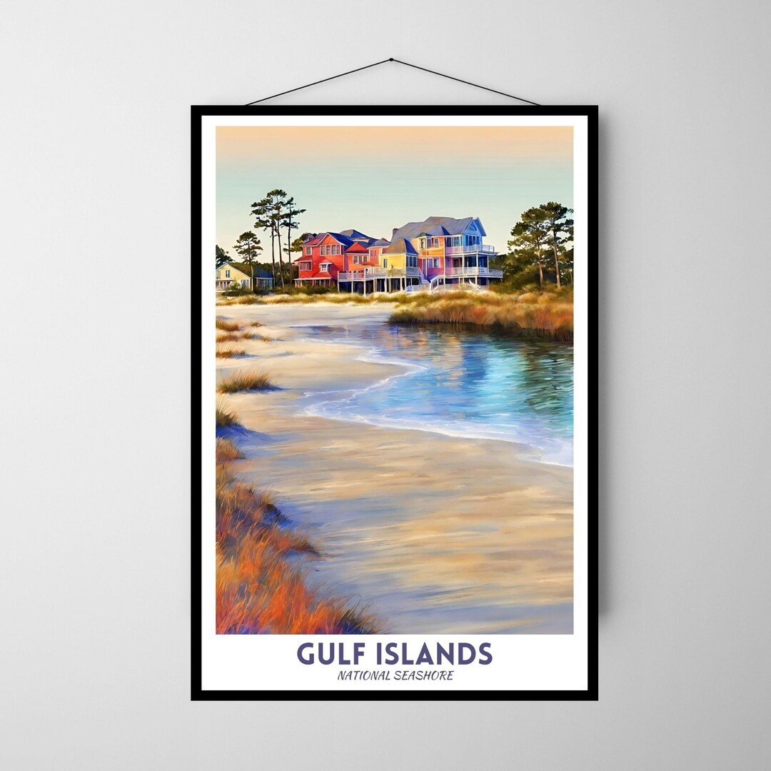 Gulf Islands National Seashore Digital Download, Gulf Islands Poster ...