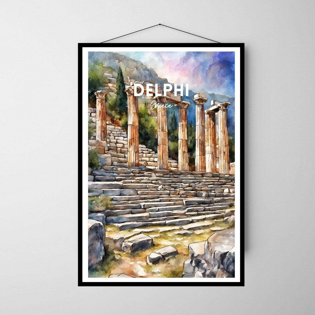 Delphi Digital Download, Delphi Poster Print, Delphi Poster, Delphi ...