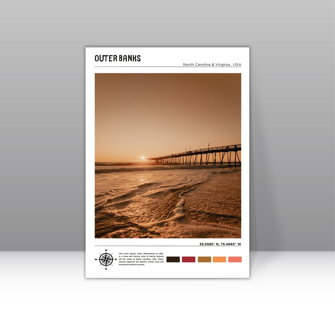 Outer Banks Digital Download, Outer Banks Poster Print, Outer Banks ...