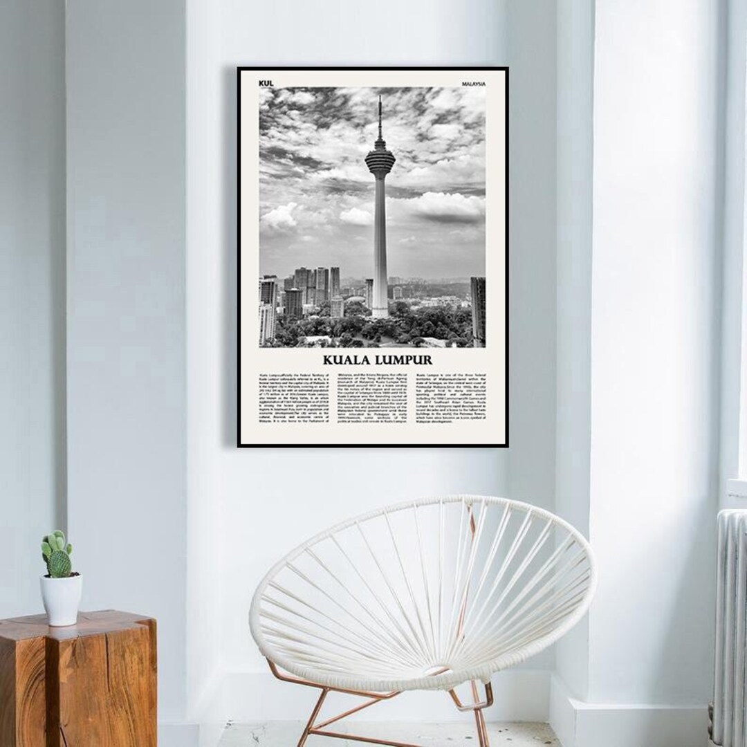 Kuala Lumpur Digital Download, Kuala Lumpur Poster Print, Kuala Lumpur ...