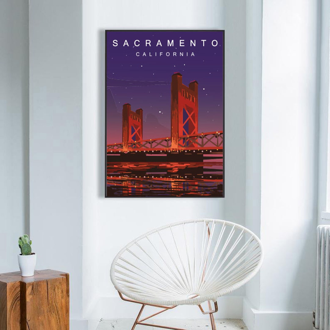 Sacramento Poster Print, Sacramento Travel Poster, Sacramento Print ...