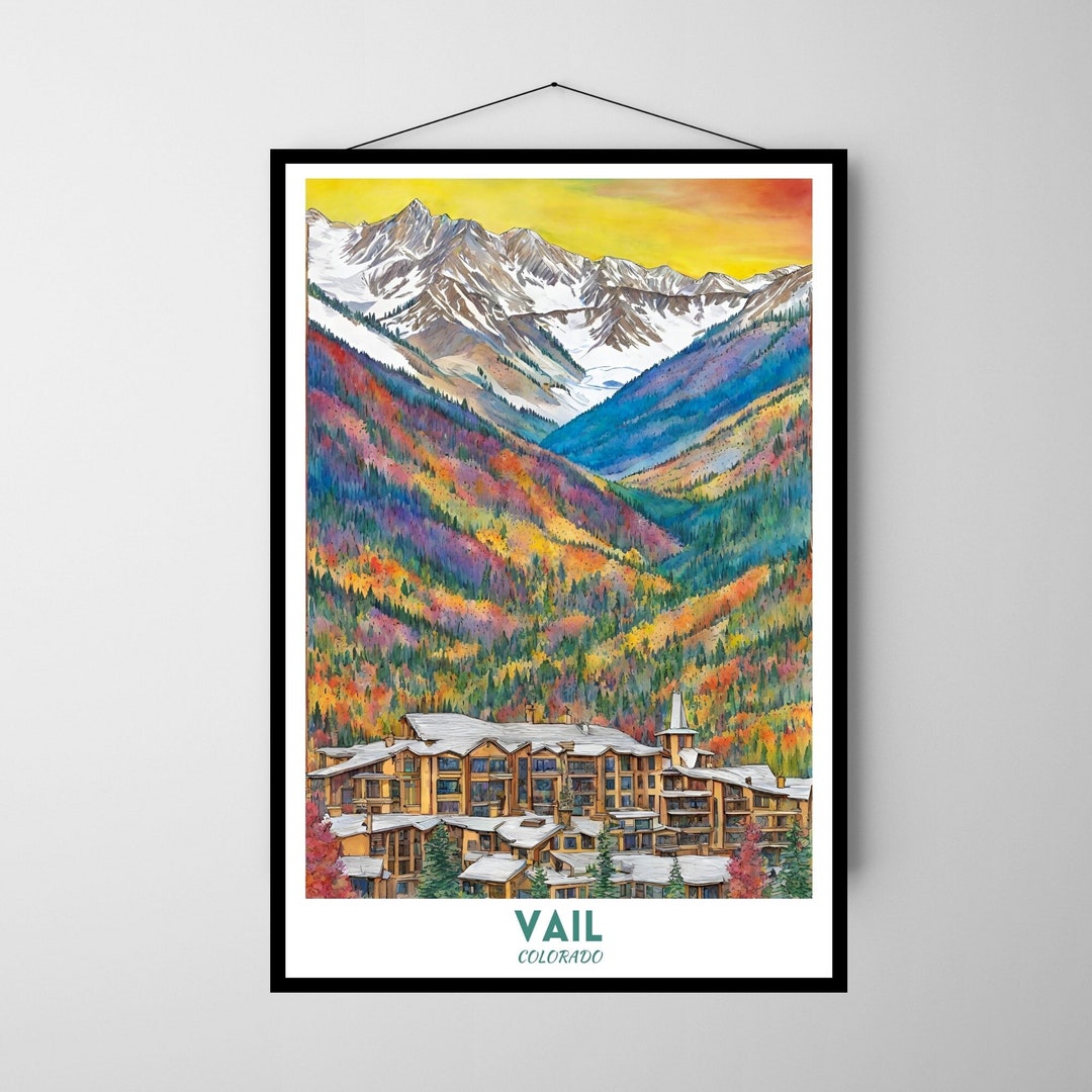 Vail Digital Download, Vail Poster Print, Vail Poster, Vail Print, Vail ...