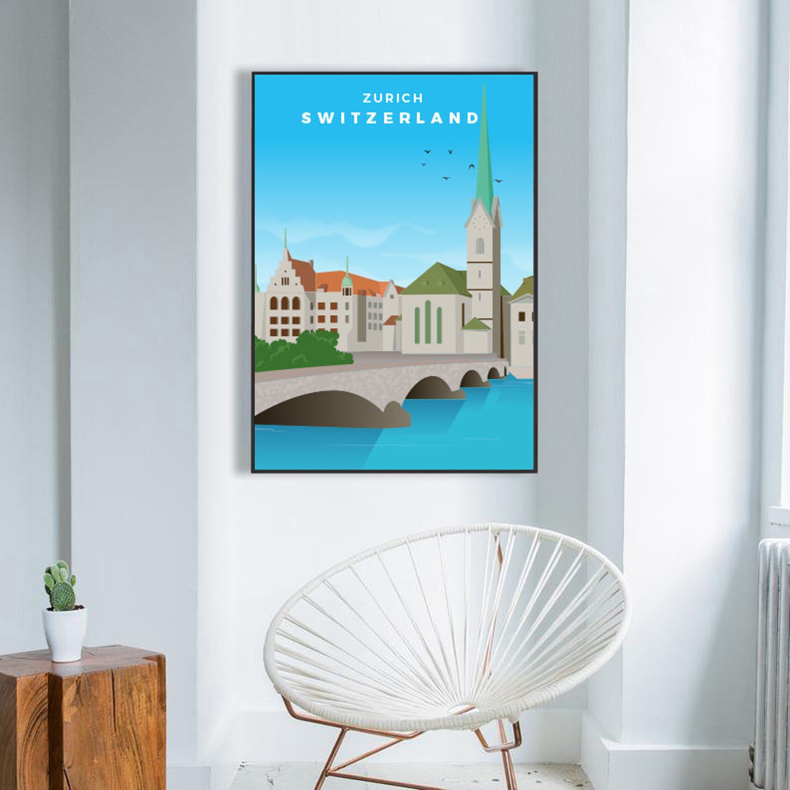 Switzerland Posters Vintage Travel Poster Travel Art Retro - Etsy