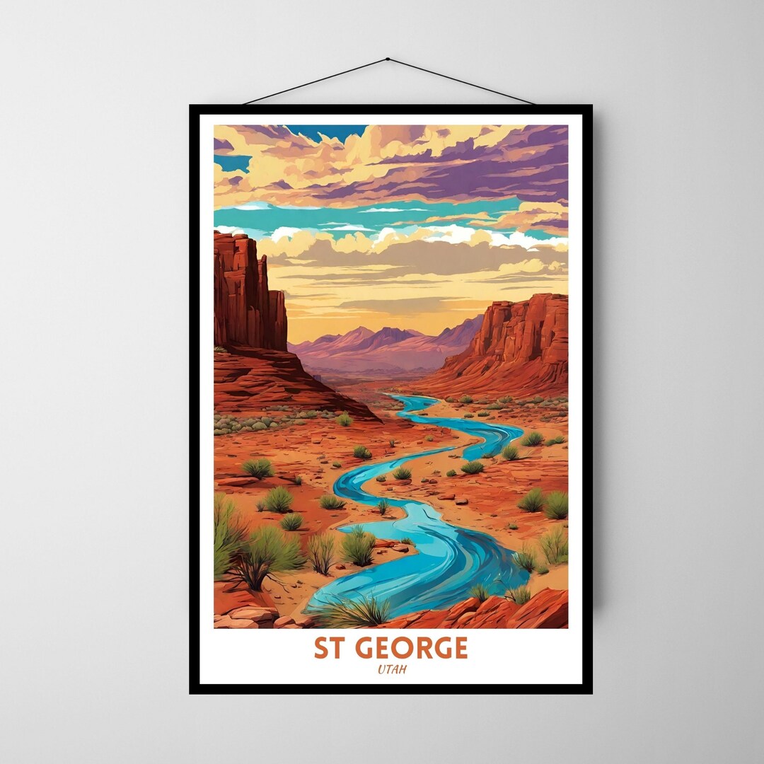 St George Digital Download, St George Poster Print, St George Poster ...