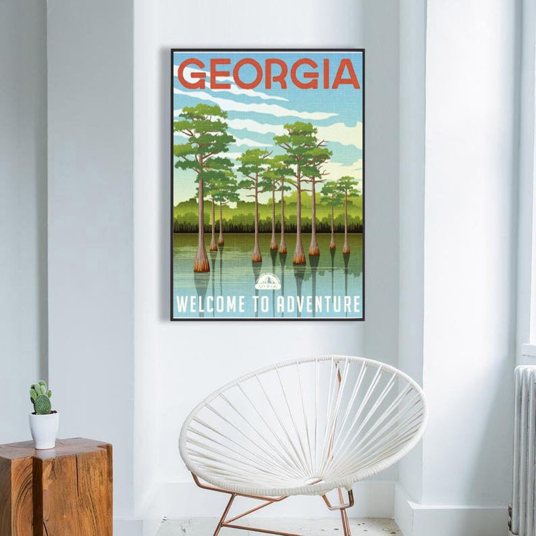 Georgia Poster Print, Georgia Travel Poster, Georgia Poster, Georgia ...