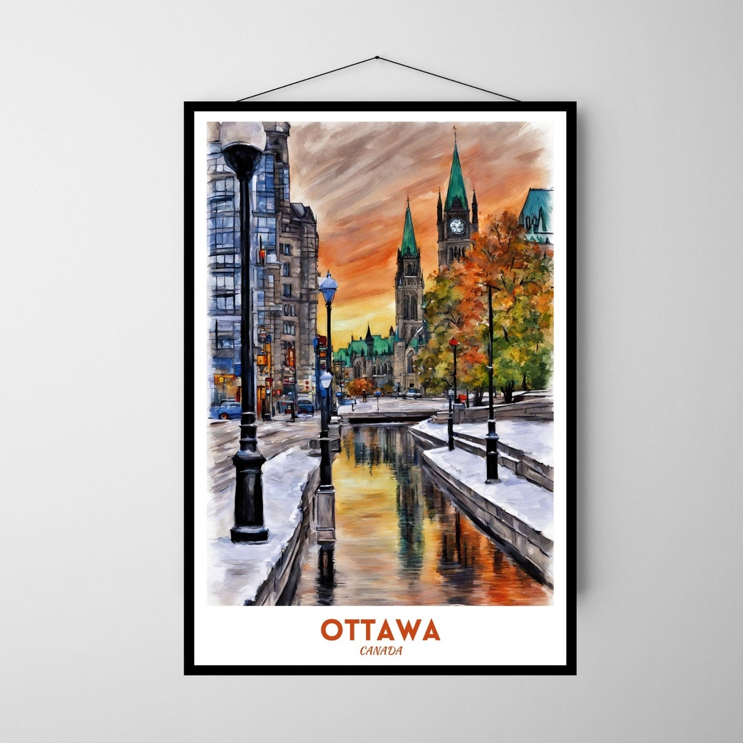 Ottawa Digital Download, Ottawa Poster Print, Ottawa Poster, Ottawa ...